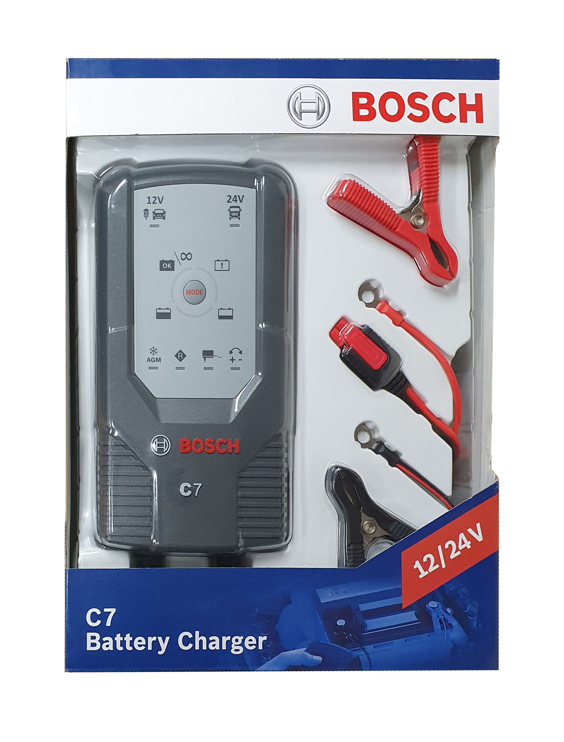 Ładowarka automatyczna Bosch C7 12V/24V - sklep internetowy Akumulatory ...